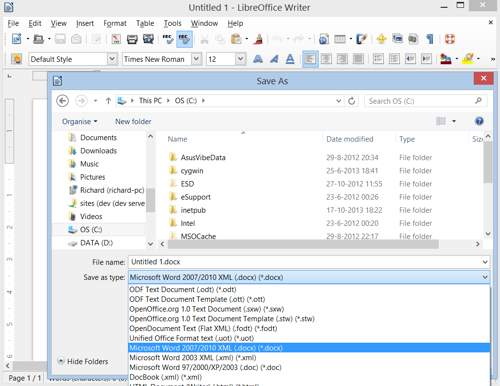 Convert Odt File To Windows