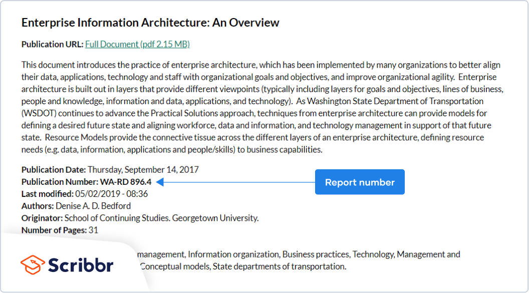 How to Cite a Report in APA Style | Format & Examples