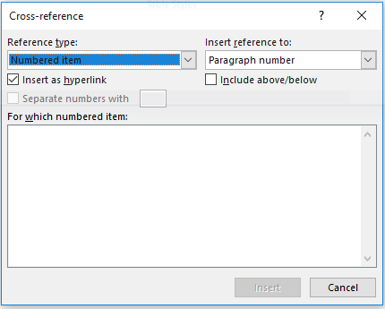 Tables in your dissertation