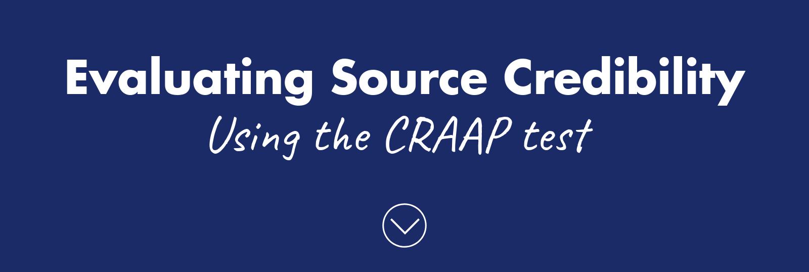 CRAAP Test for Websites, Books and Journal Articles | Infographic CRAAP Test for Websites, Books and Journal Articles | Infographic