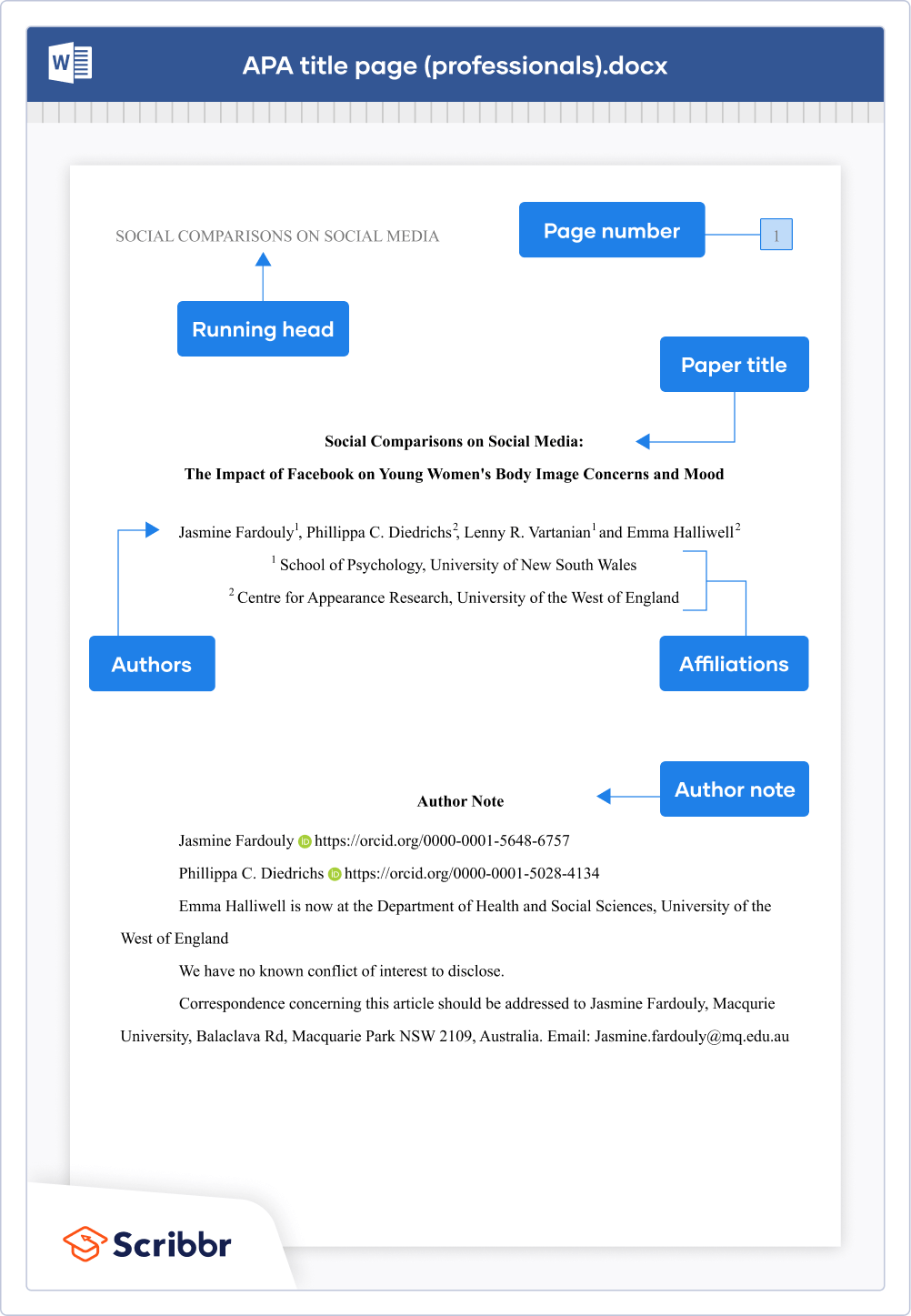 Apa 7th Ed Sample Student Paper Example Papers Gambaran
